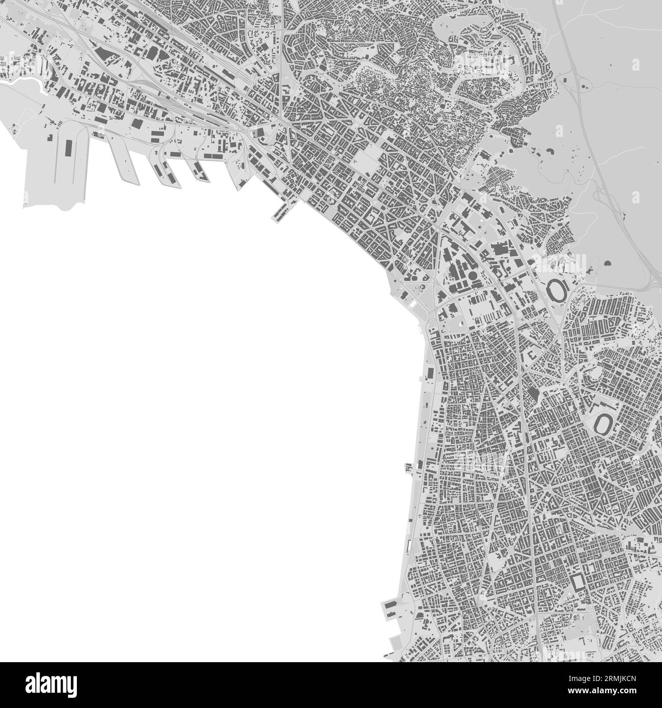 Thessaloniki map hi-res stock photography and images - Alamy