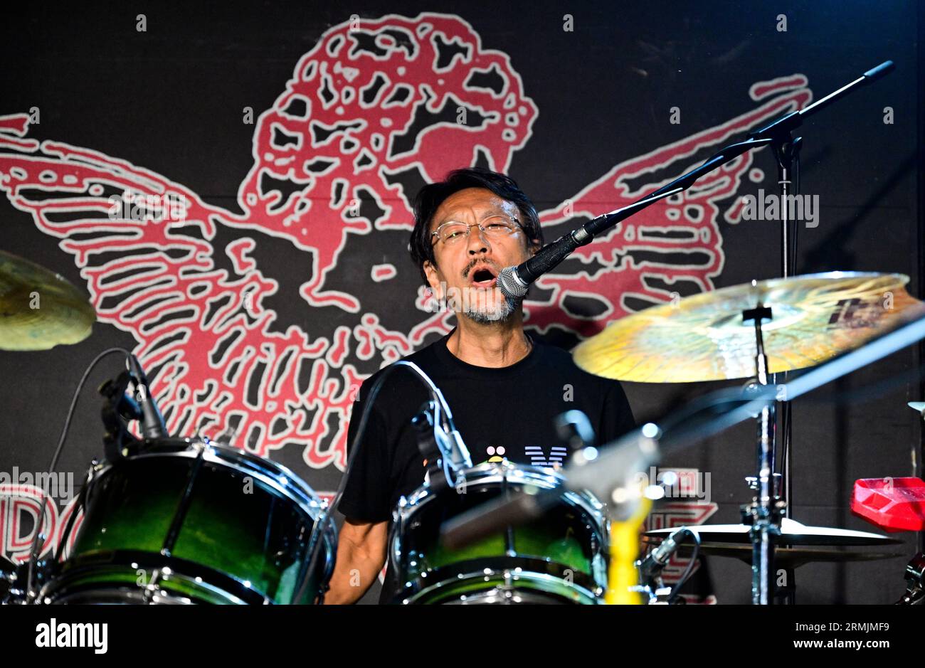 Prague, Czech Republic. 23rd Aug, 2023. Japanese drummer Tatsuya ...