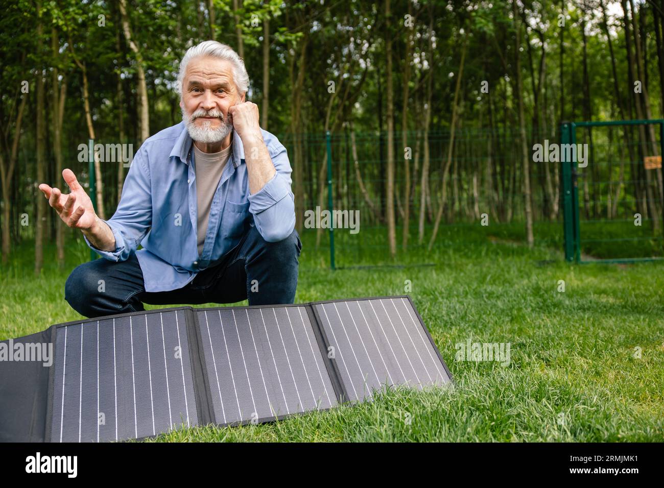 Portable solar module hi-res stock photography and images - Alamy