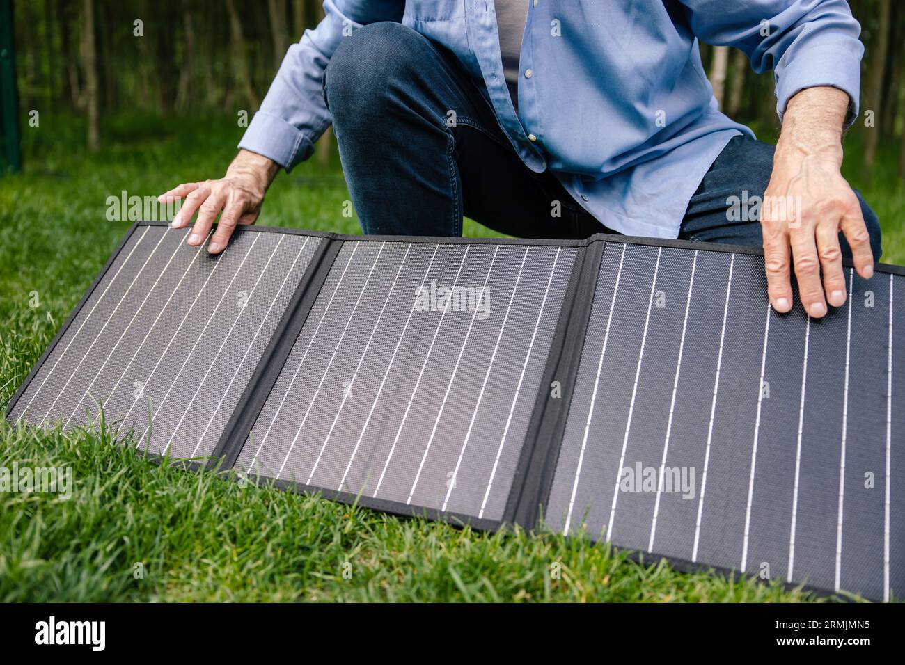 Portable solar module hi-res stock photography and images - Alamy