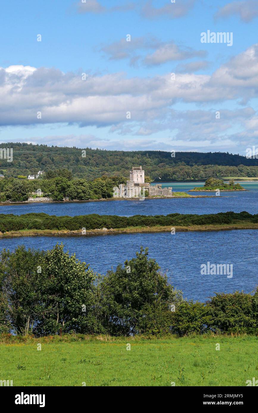 Ireland, Donegal, Doe Castle: built in the 16th century, the historical ...