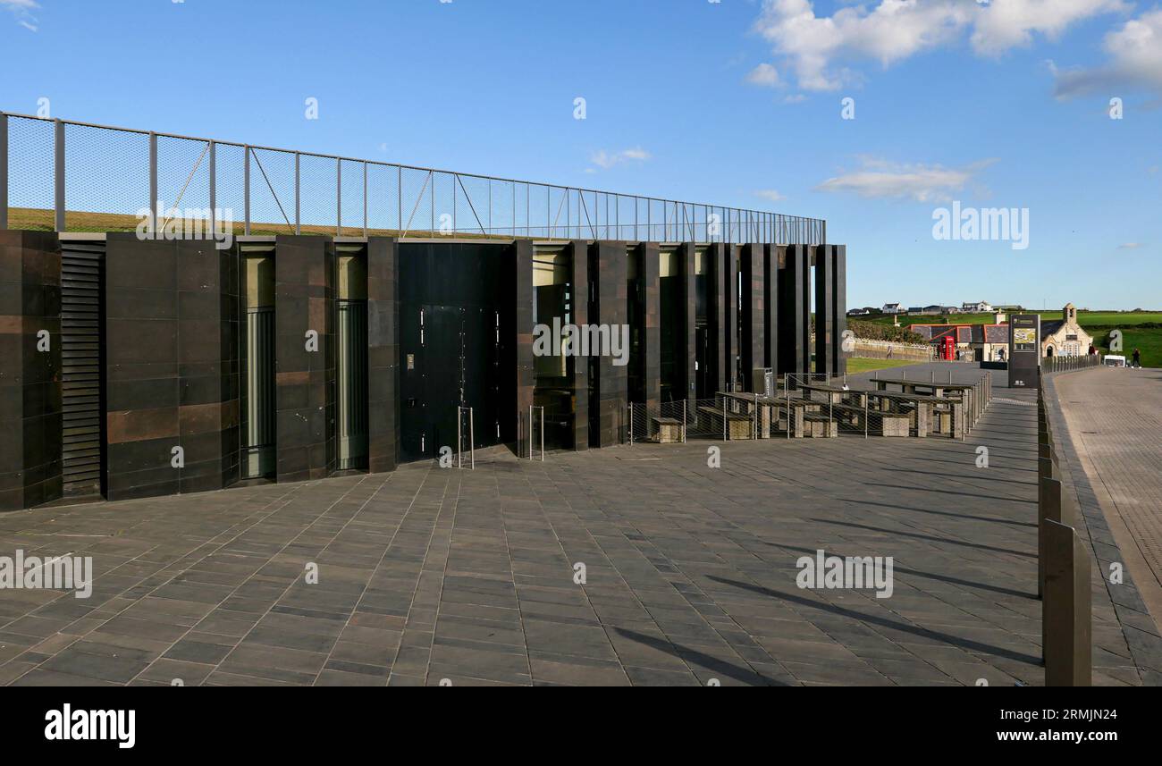 Northern Ireland, Bushmills: the Giant's Causeway Visitor Centre. Its ...
