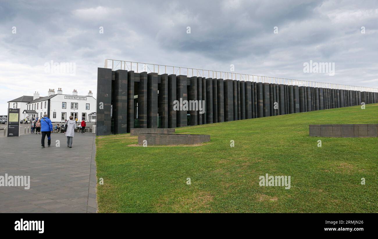 Northern Ireland, Bushmills: the Giant's Causeway Visitor Centre. Its ...