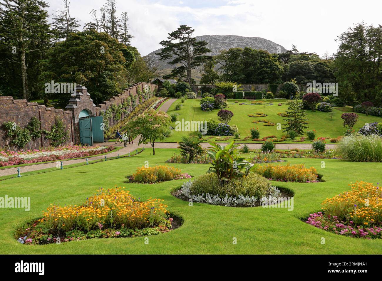 Ireland, Connemara: County Galway: Kylemore Abbey, a Benedictine ...