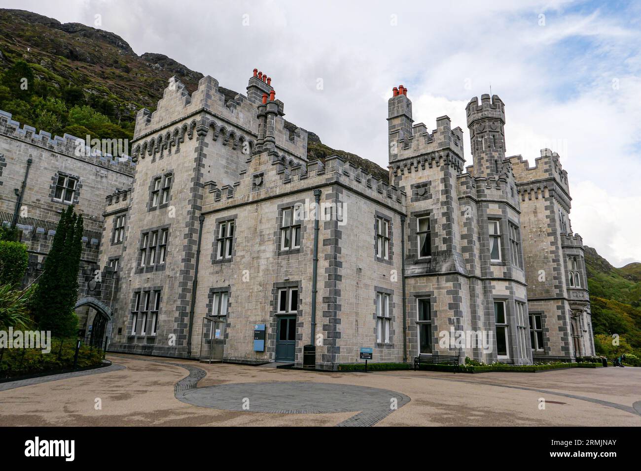 Ireland, Connemara: County Galway: Kylemore Abbey, a Benedictine ...