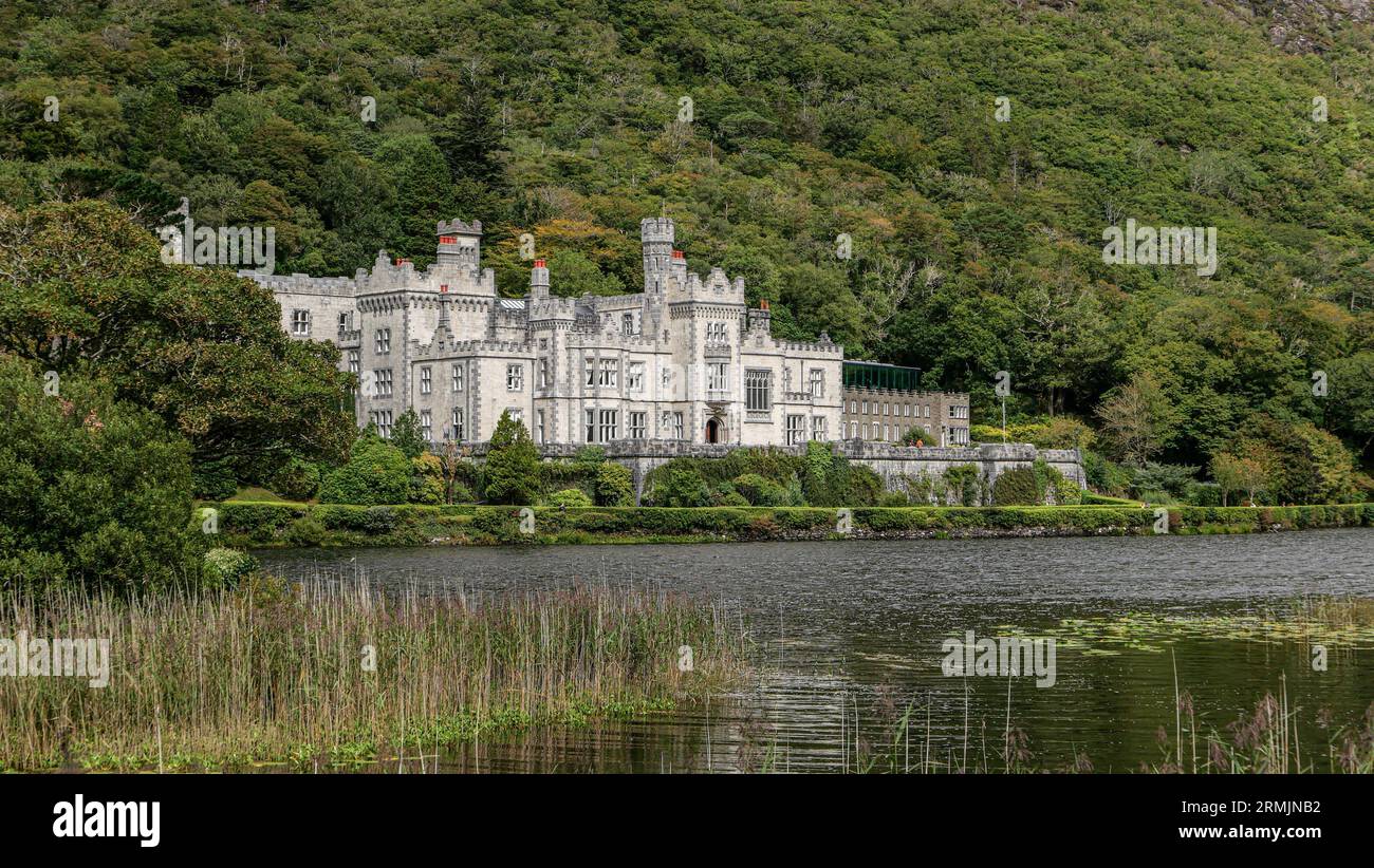 Ireland, Connemara: County Galway: Kylemore Abbey, a Benedictine ...