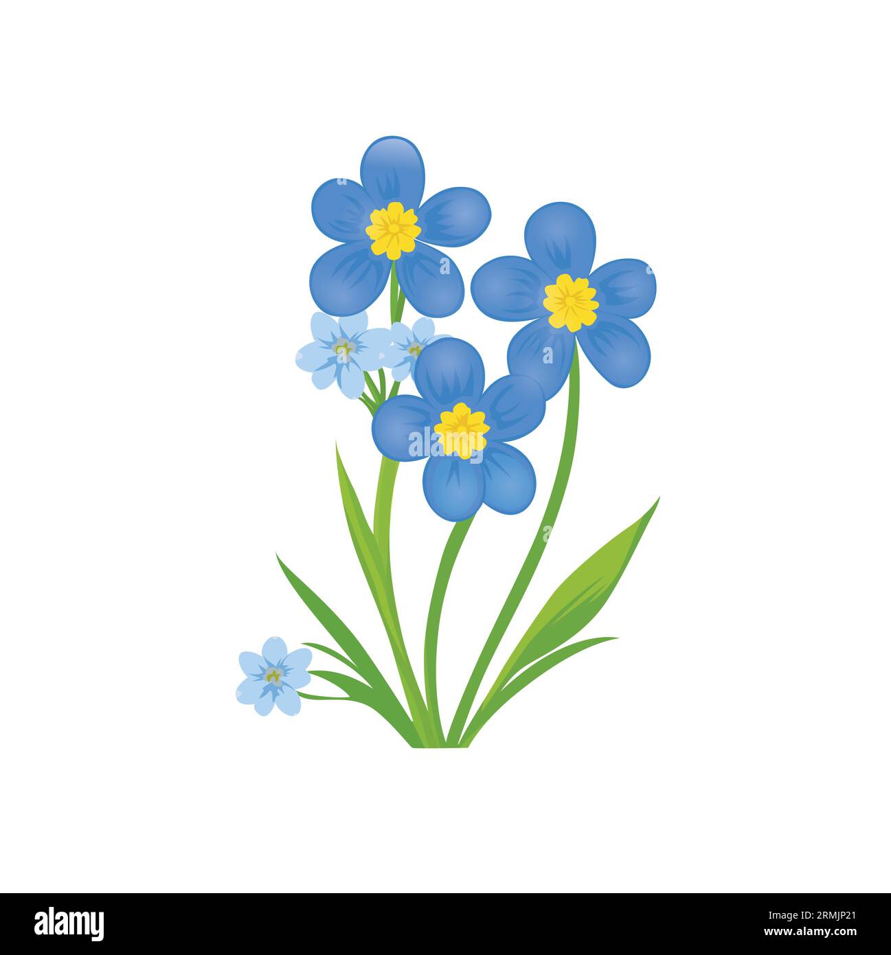 Wildflower vector vectors hi-res stock photography and images - Alamy