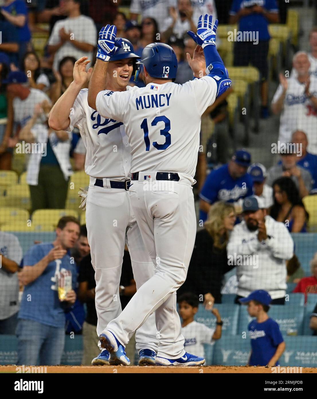 Los Angeles, United States. 28th Aug, 2023. Los Angeles Dodgers third ...