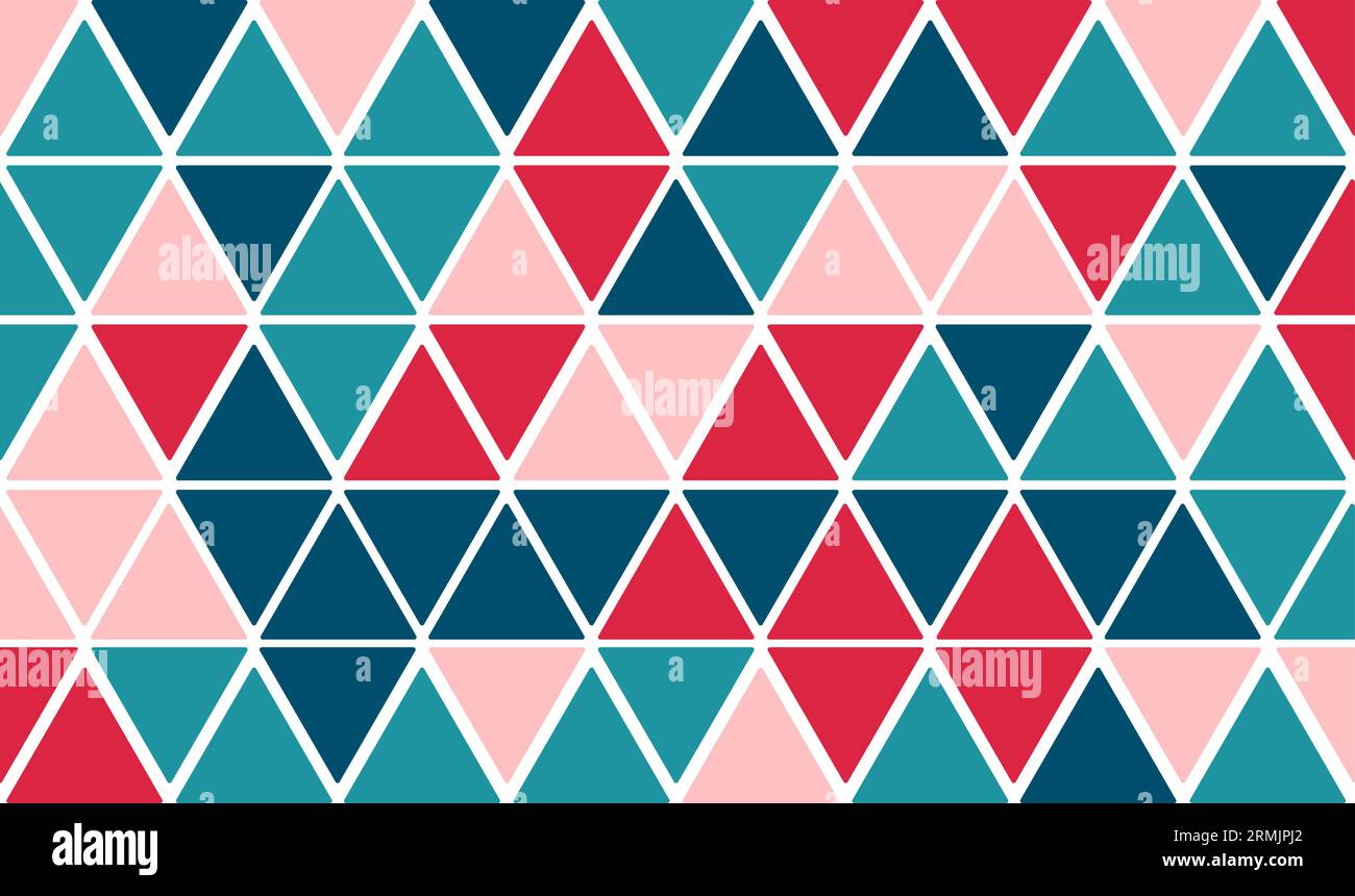 Abstract Background With Interlocking Triangles Vector Template Stock