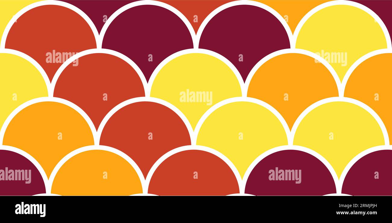 Abstract Background With Interlocking Circles Vector Template Stock