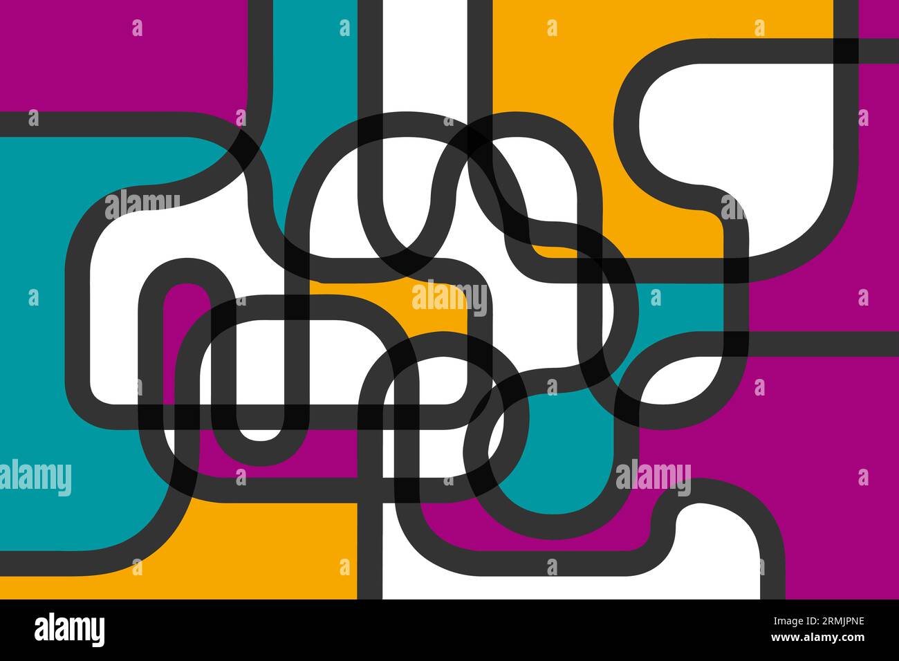 Vector abstract pattern illustration, colorful template background with ...