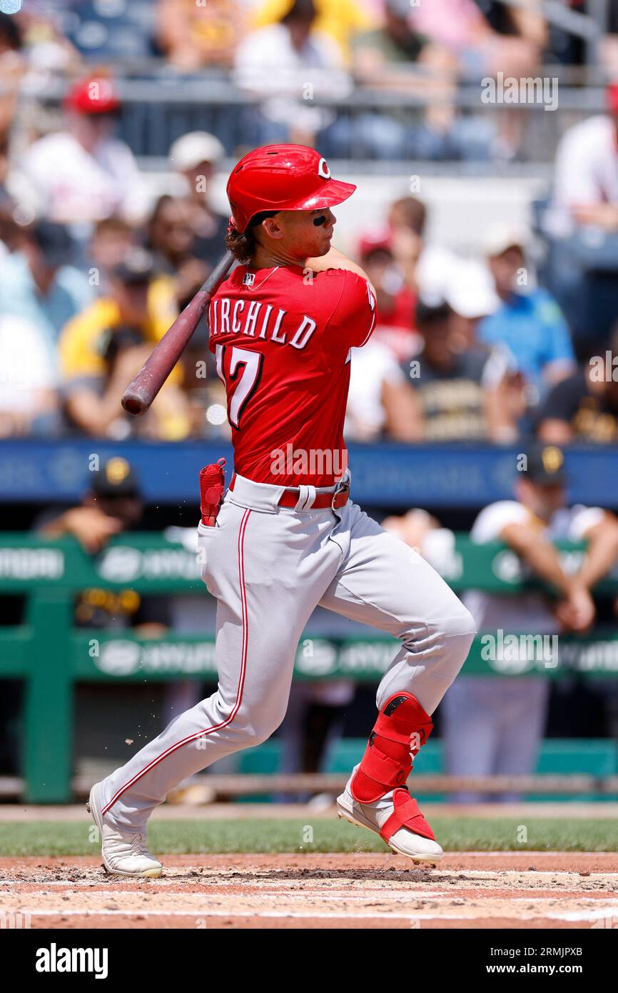 PITTSBURGH, PA - AUGUST 13: Cincinnati Reds left fielder Stuart ...