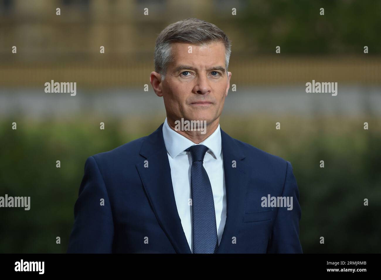 London, England, UK. 29th Aug, 2023. Transport Secretary MARK HARPER is ...