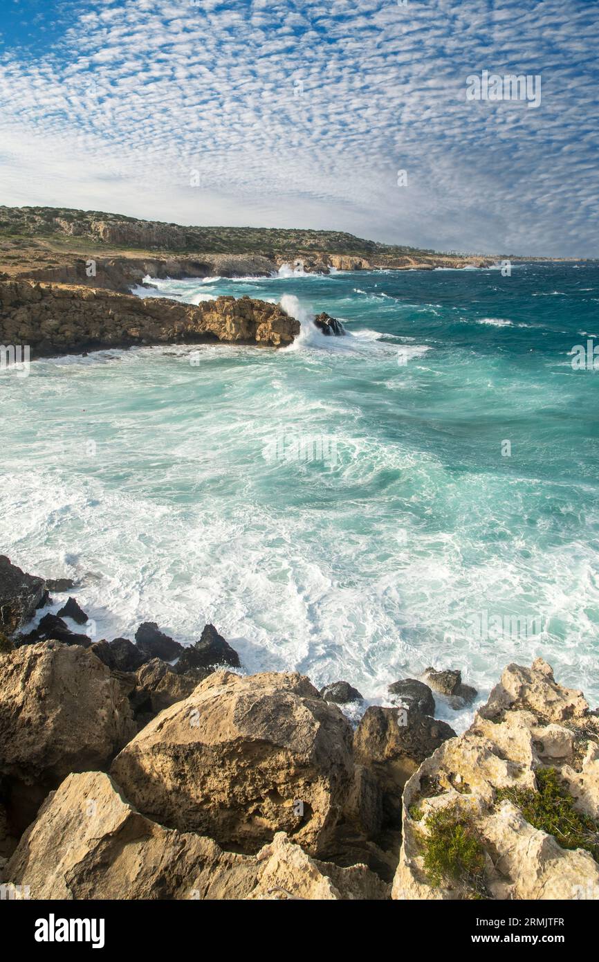 Tourism travel cyprus blue sea mediterranean seascape blue hi-res stock ...