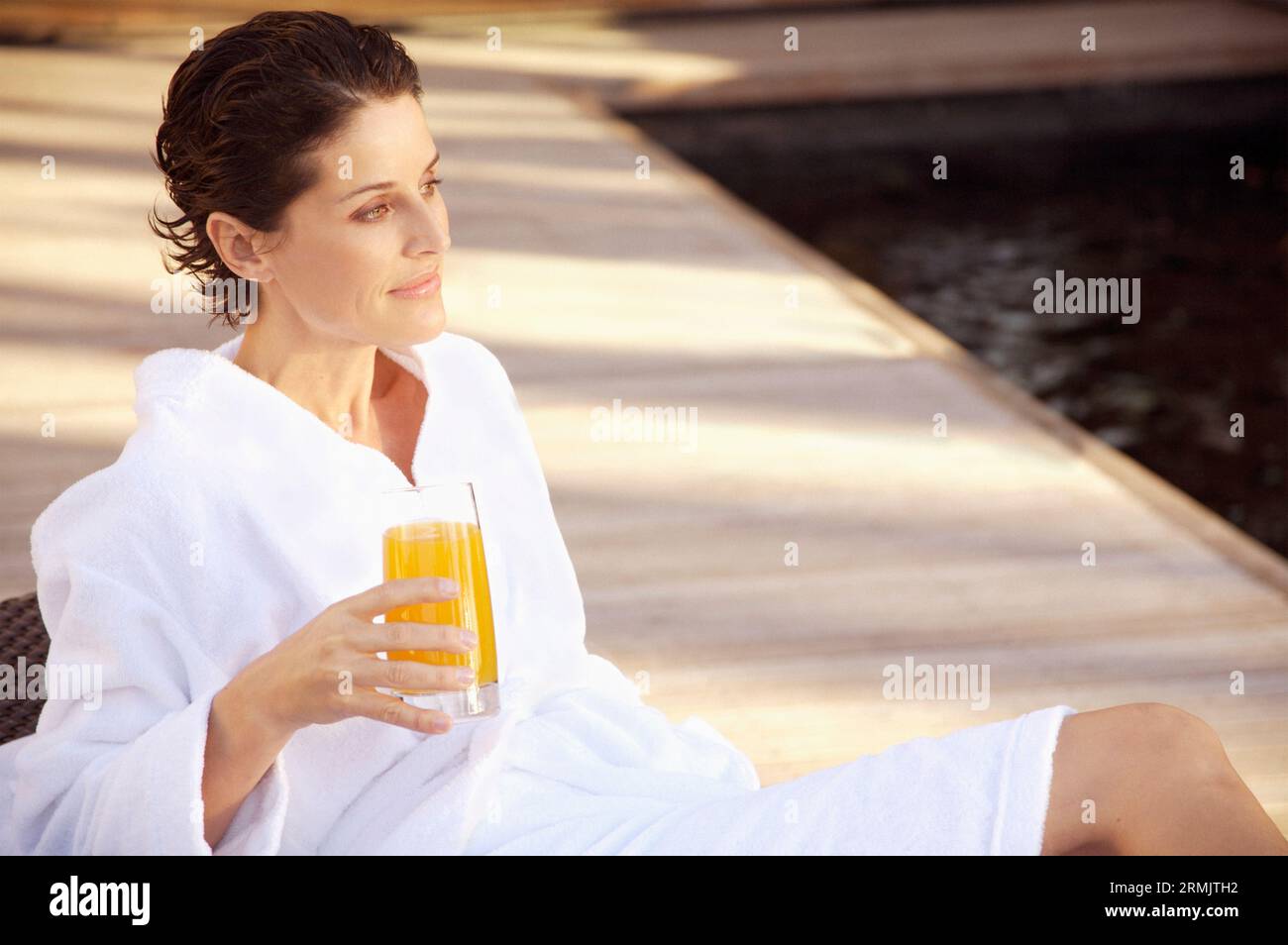Spa pool robe hi-res stock photography and images - Alamy