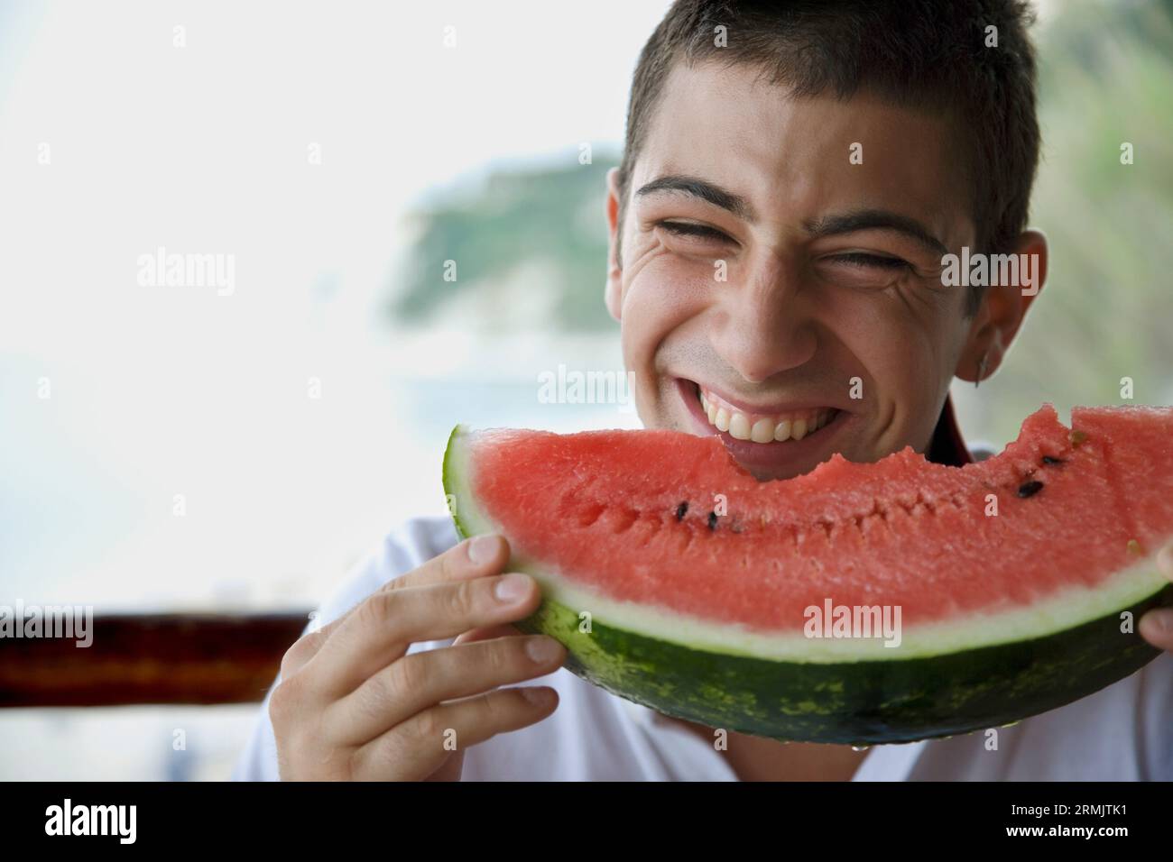 Water melon man hi-res stock photography and images - Alamy