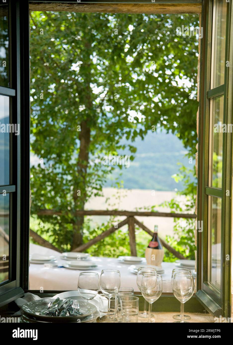 Wine bottle window sill hi-res stock photography and images - Alamy