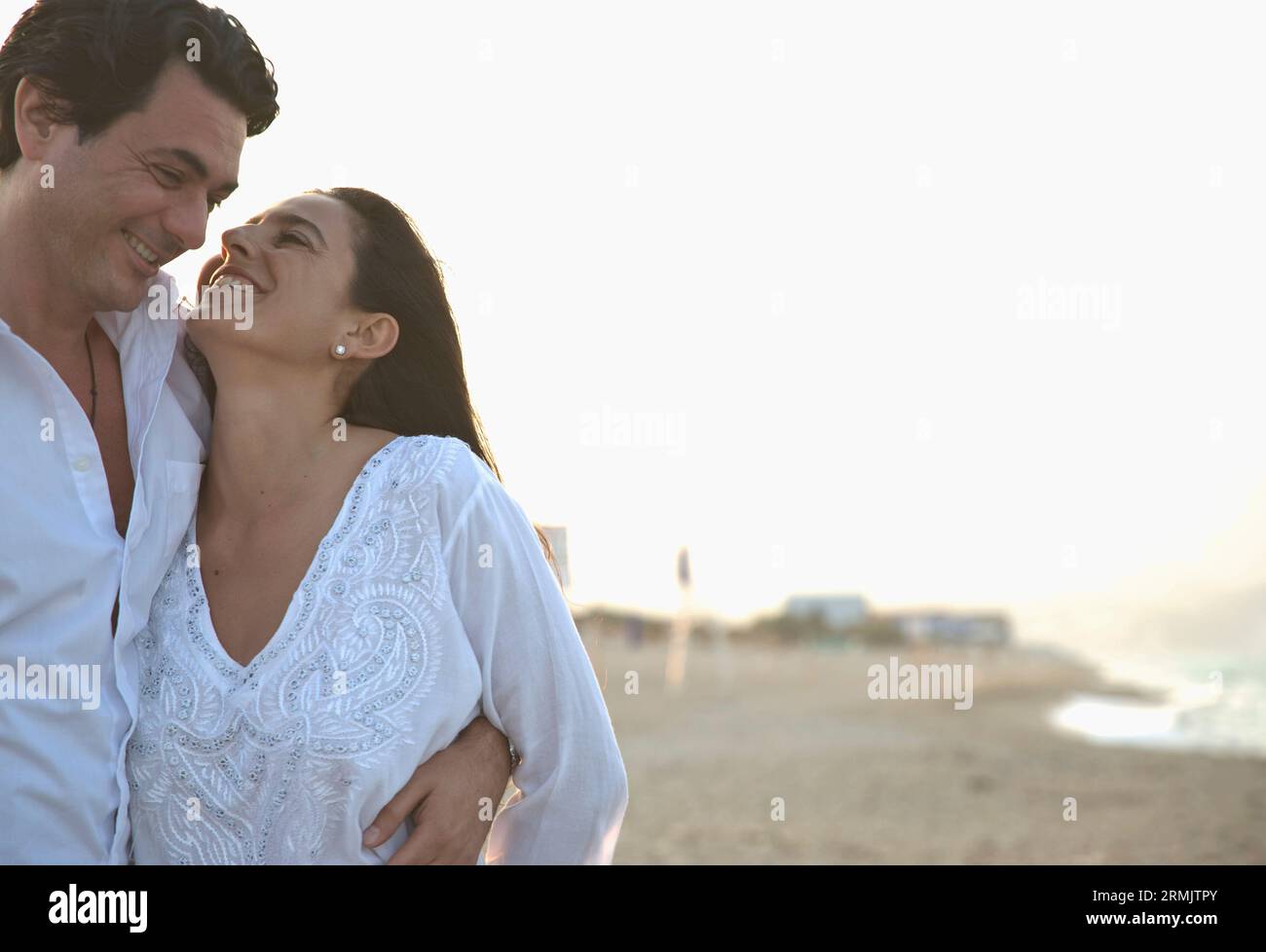 Half length walking smiling hi-res stock photography and images - Alamy