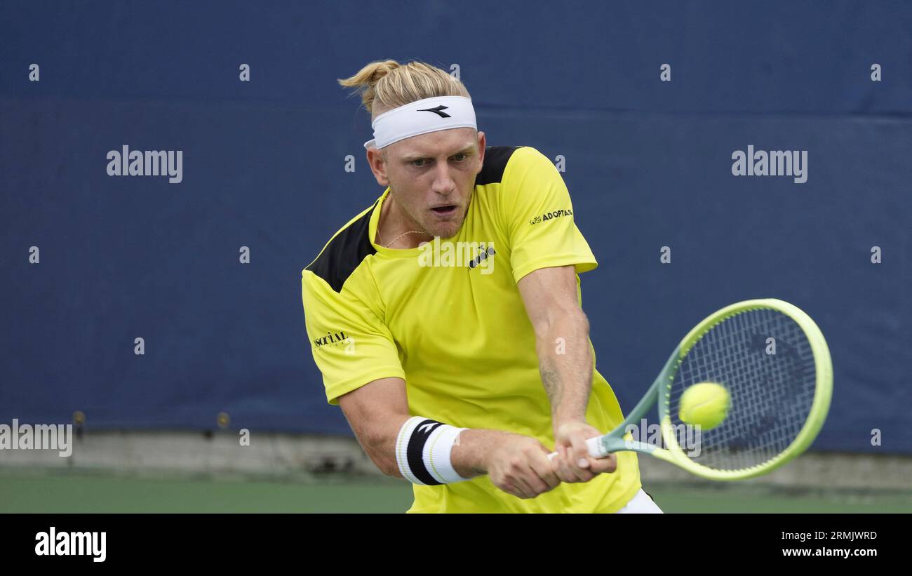 Alejandro Davidovich Fokina, of Spain, during the first round of the U ...