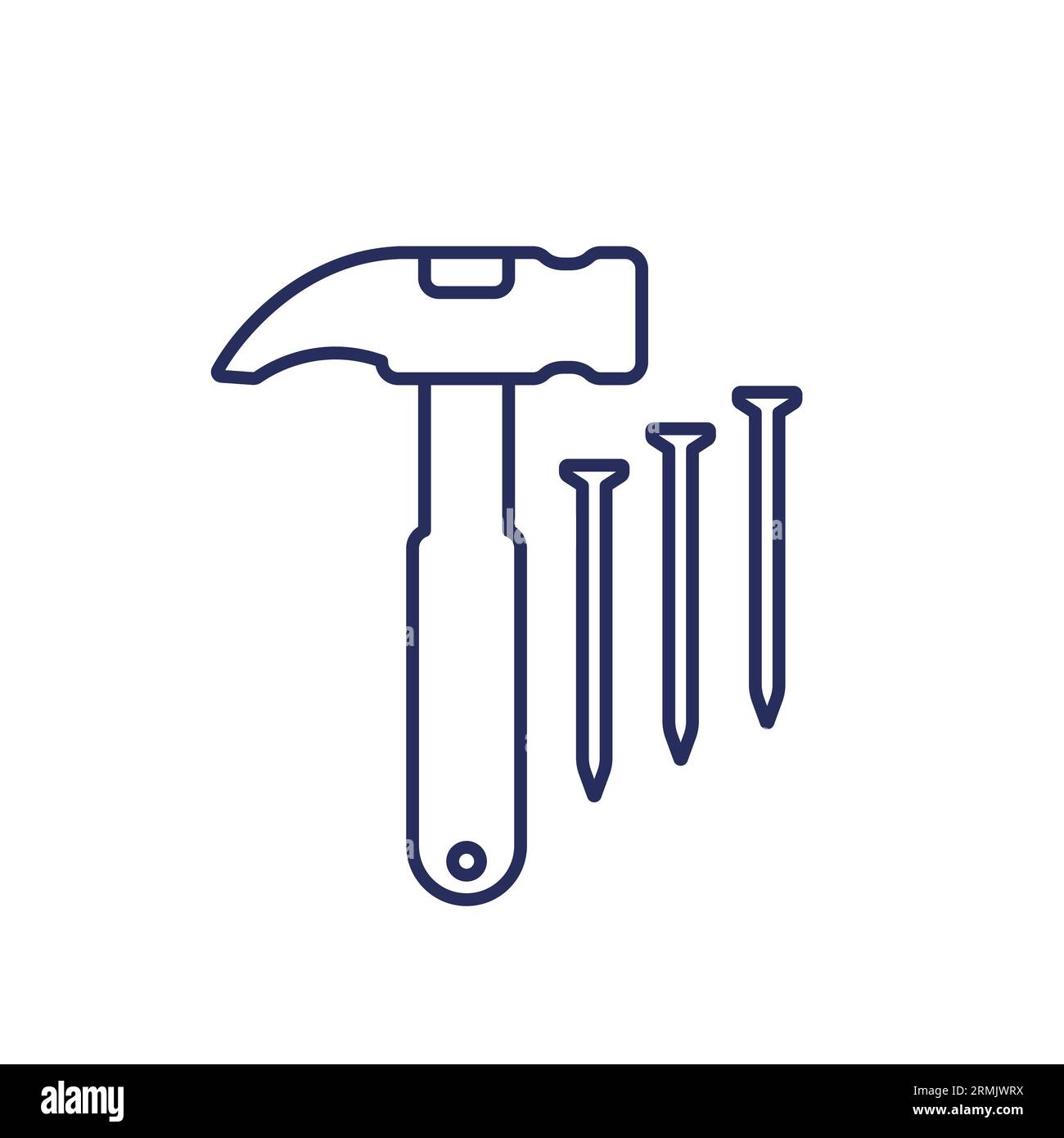 Hardware shop line icon Stock Vector Images - Alamy