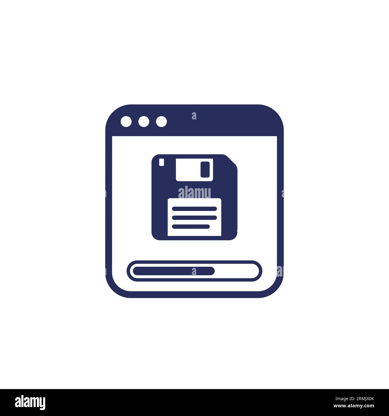 Floppy disk folder isolated Cut Out Stock Images & Pictures - Alamy