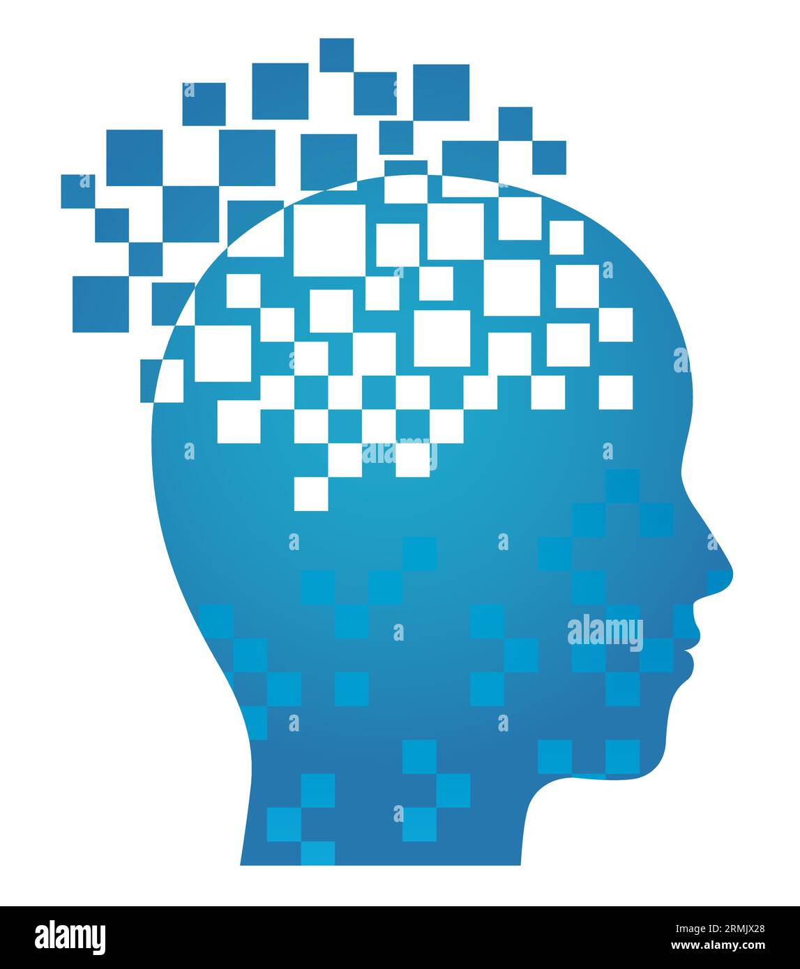 Singularity human machine concept Stock Vector Images - Alamy