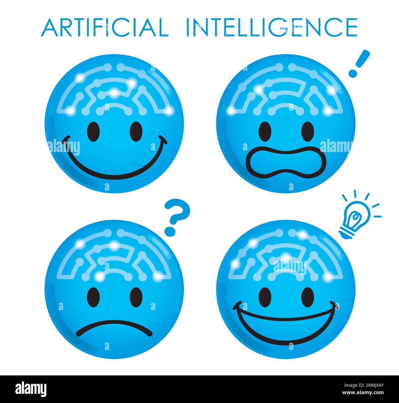 Future thinking technology Stock Vector Images - Alamy