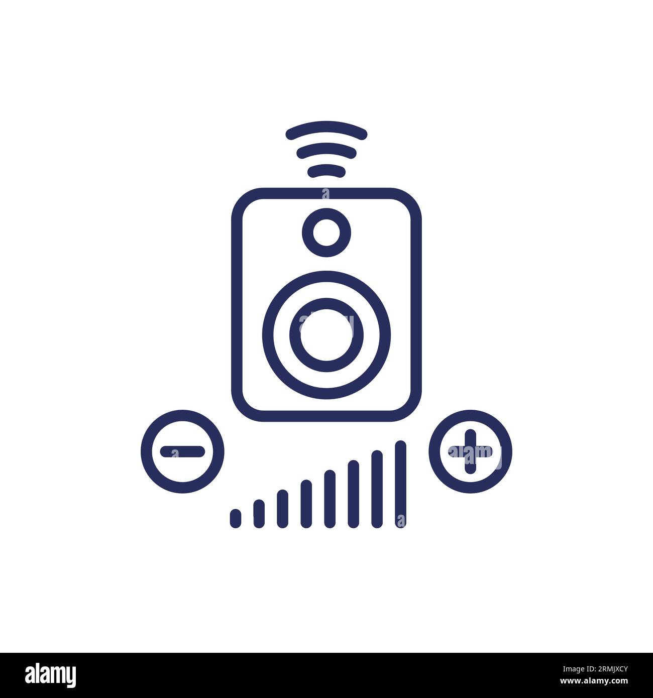Smart speaker play Stock Vector Images - Alamy