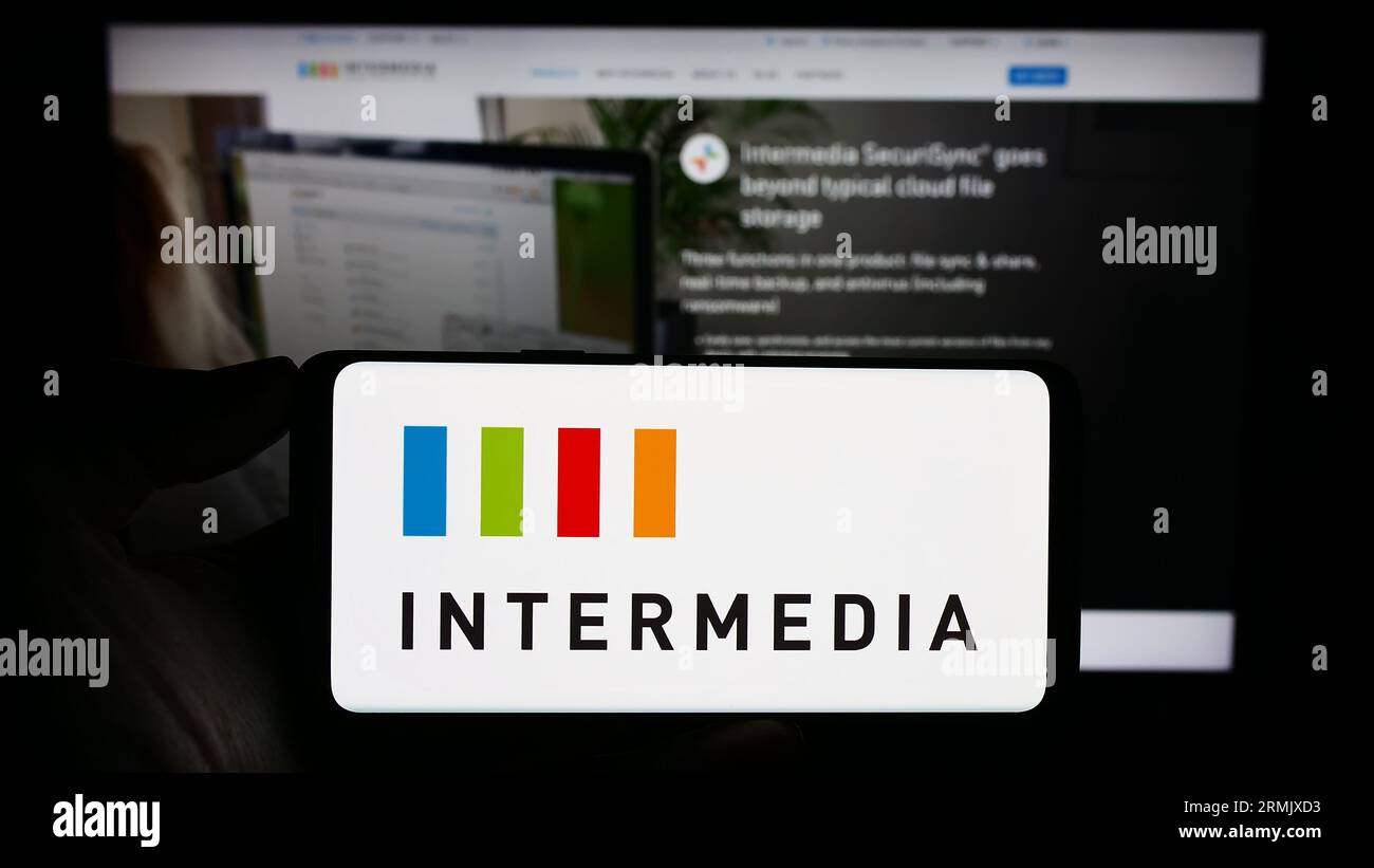 Intermedia logo hi-res stock photography and images - Alamy