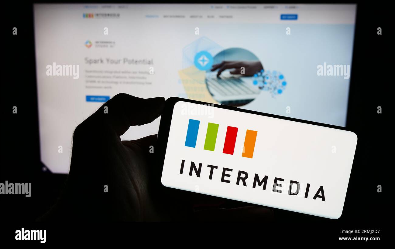 Intermedia logo hi-res stock photography and images - Alamy
