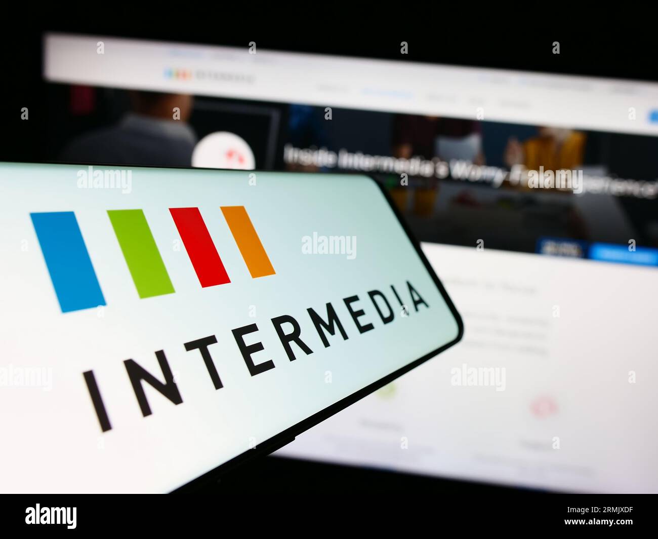 Intermedia logo hi-res stock photography and images - Alamy