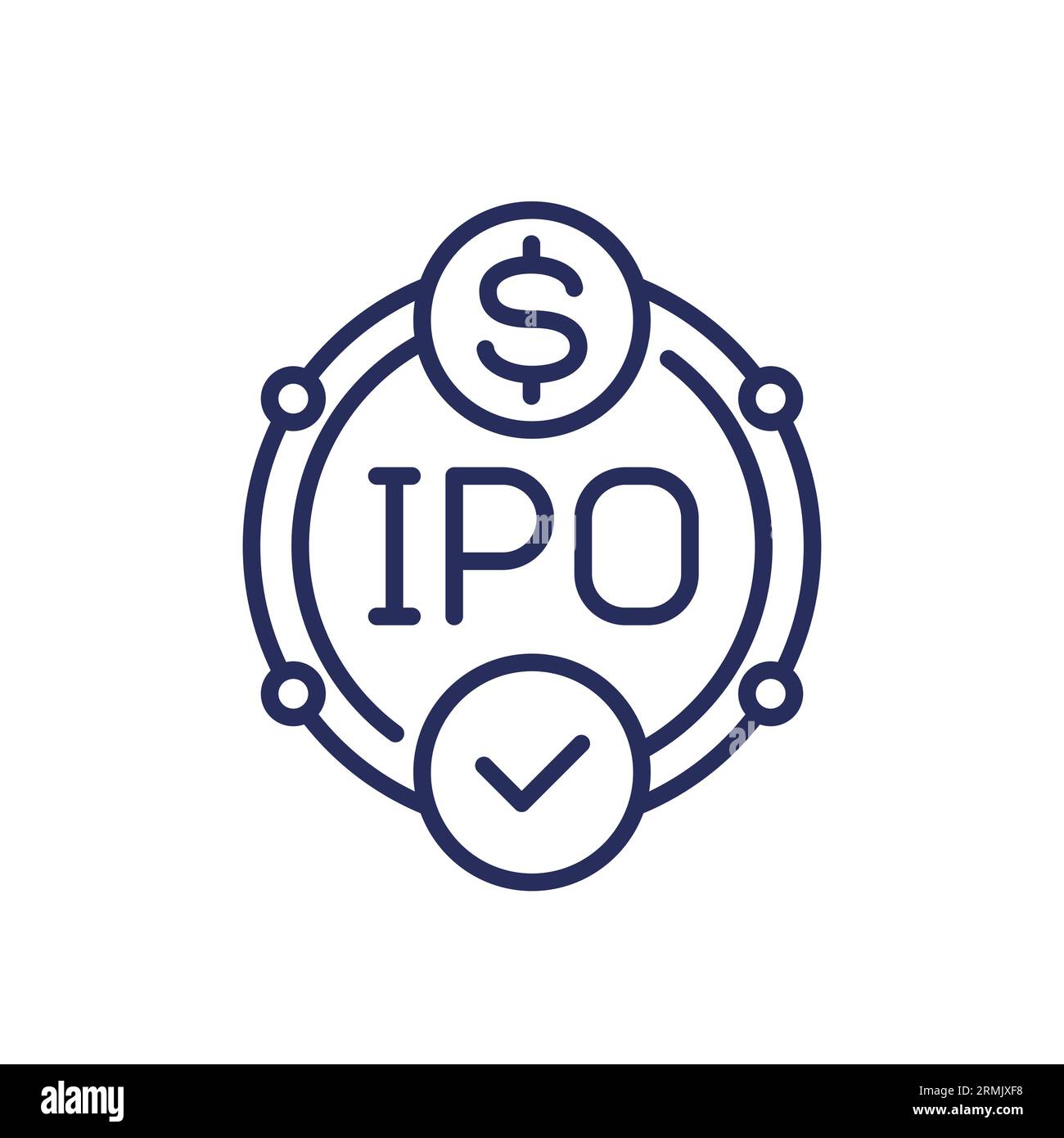 Initial Public Offering Icon International Public Offering Growth Line