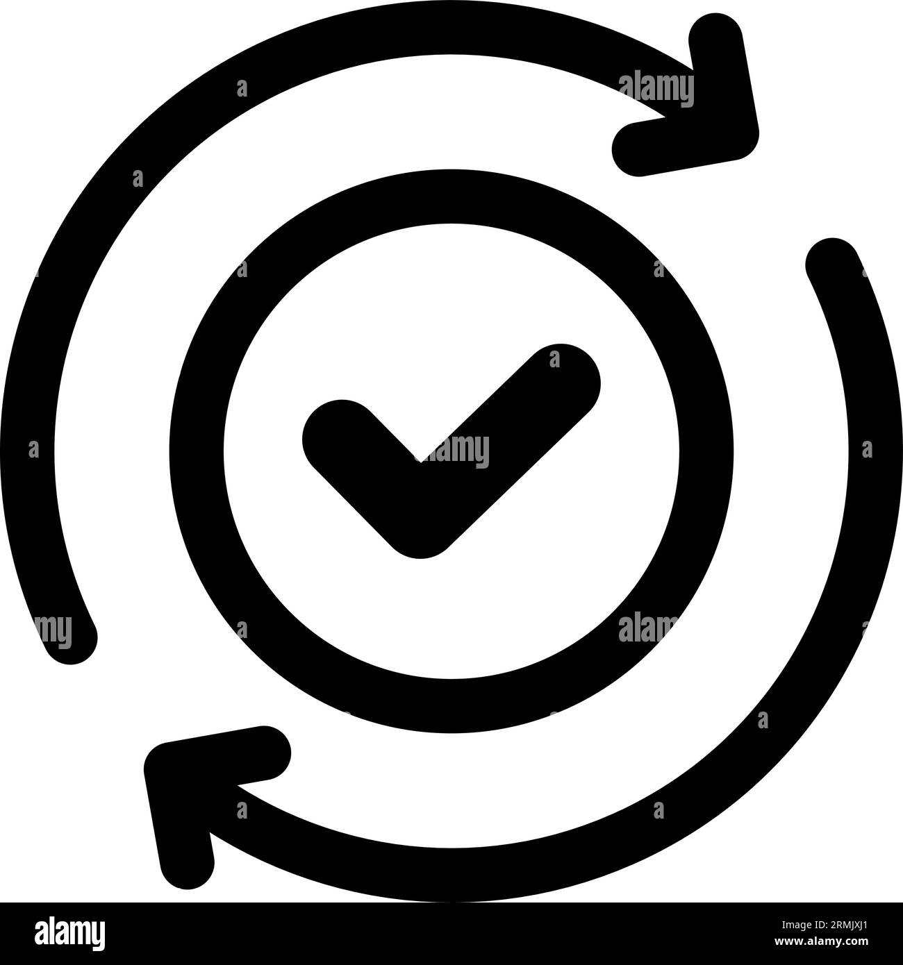 Line icon of replace, swap or synchronize symbol Stock Vector Image ...