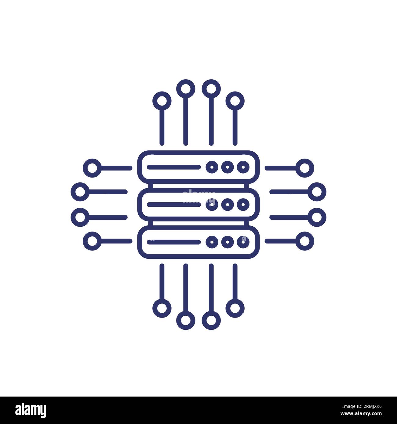 Mainframe service Stock Vector Images - Alamy