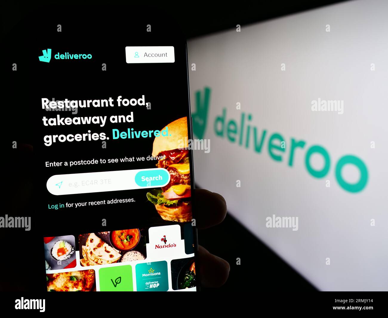 Deliveroo holdings hi-res stock photography and images - Alamy