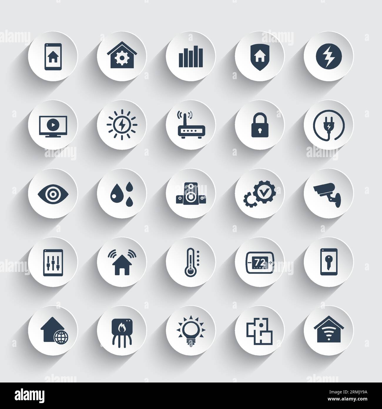 Smart lighting system Stock Vector Images - Alamy