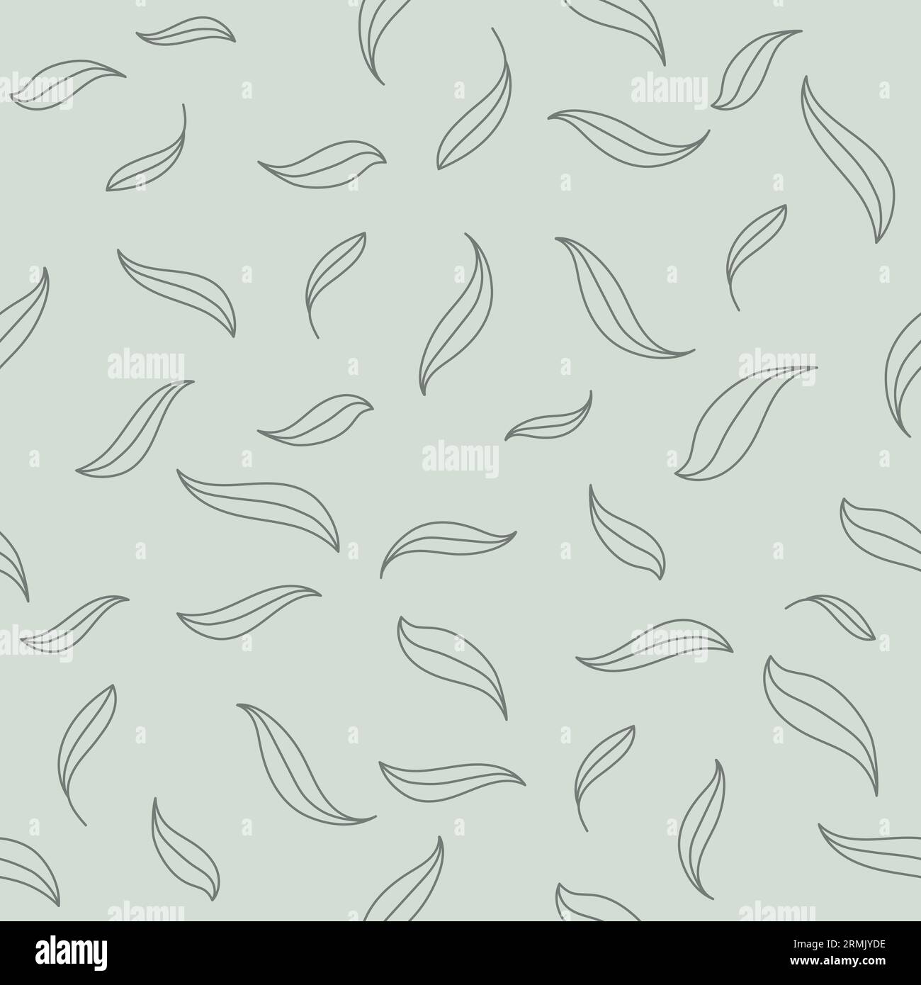 Seamless leaf pattern. Layout for textures, wallpapers, covers, clothes ...