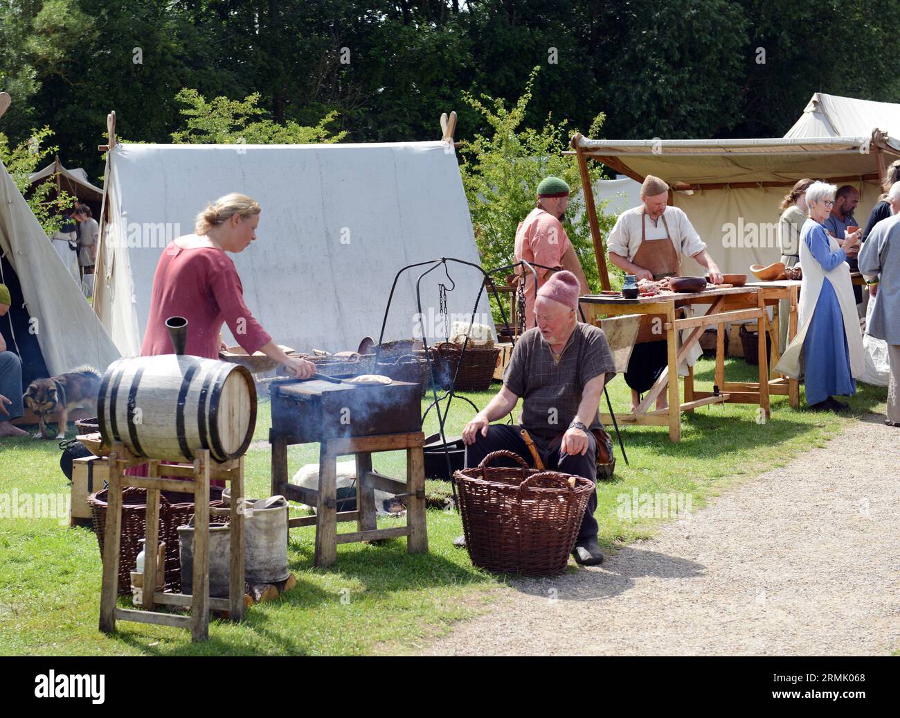 The Trelleborgs Viking Festival in Slagelse, Zealand, Denmark Stock ...