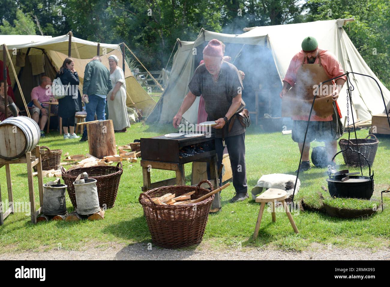 The Trelleborgs Viking Festival in Slagelse, Zealand, Denmark Stock ...