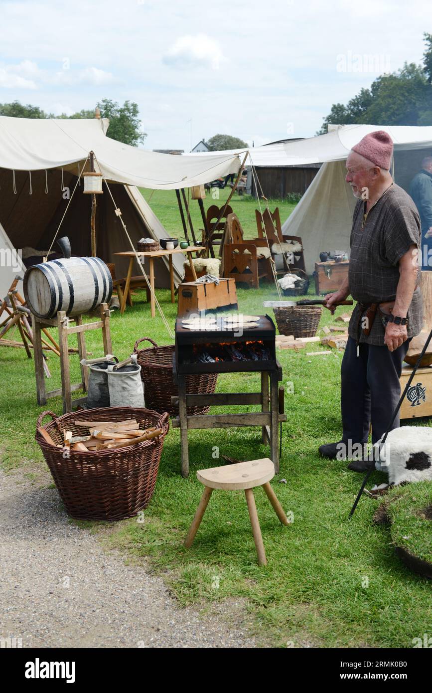 The Trelleborgs Viking Festival in Slagelse, Zealand, Denmark Stock ...