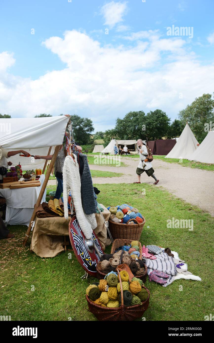 The Trelleborgs Viking Festival in Slagelse, Zealand, Denmark Stock ...