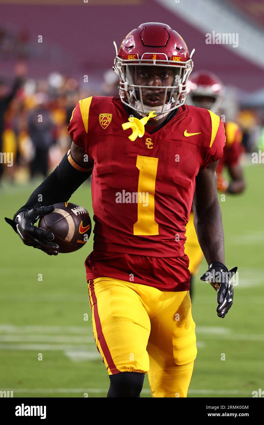 Los Angeles, United States. 26th Aug, 2023. USC Trojans wide receiver ...