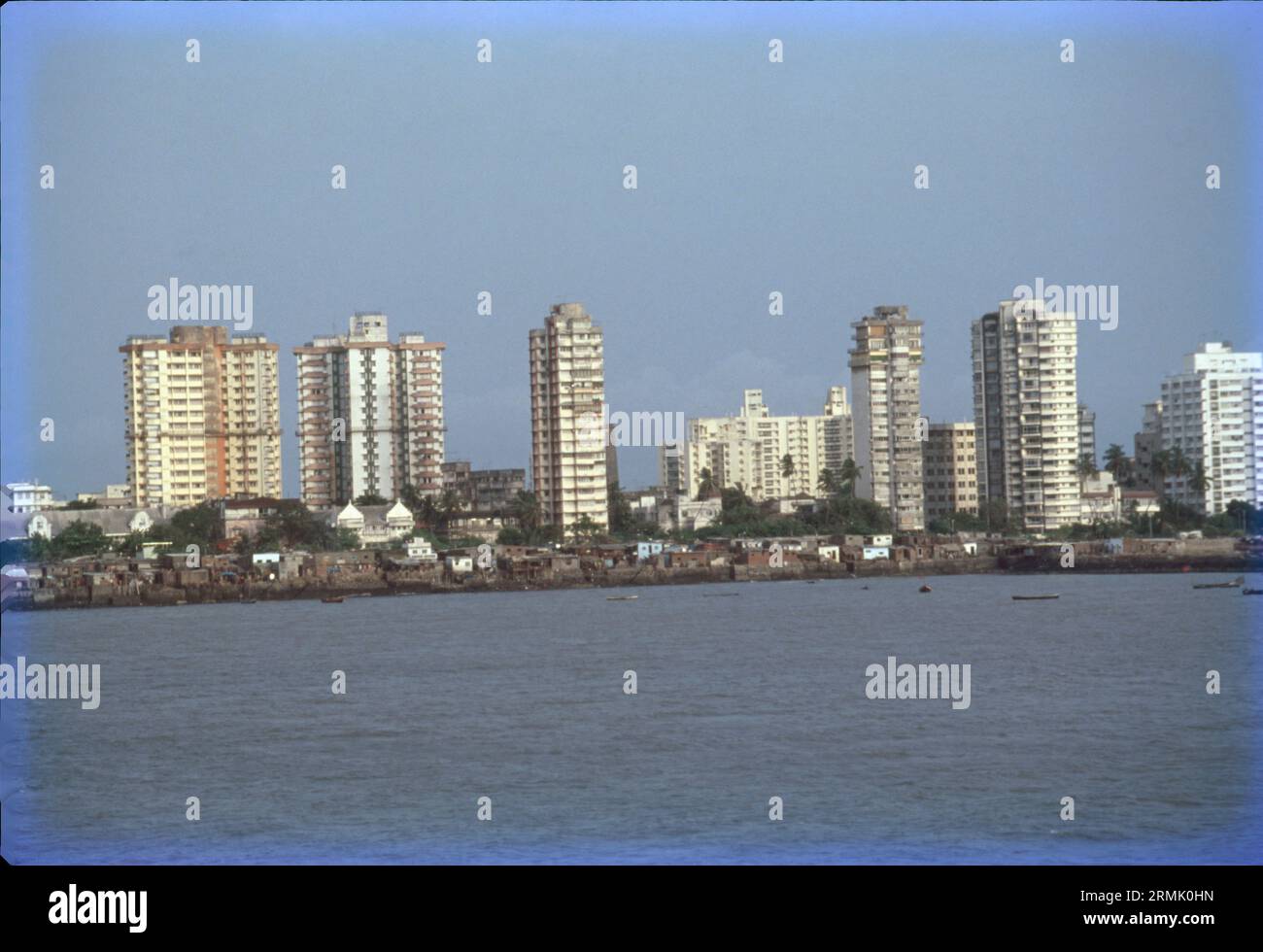 Sky Line of Bombay City, View of Cuffe Parade From Sea Side, Mumbai ...