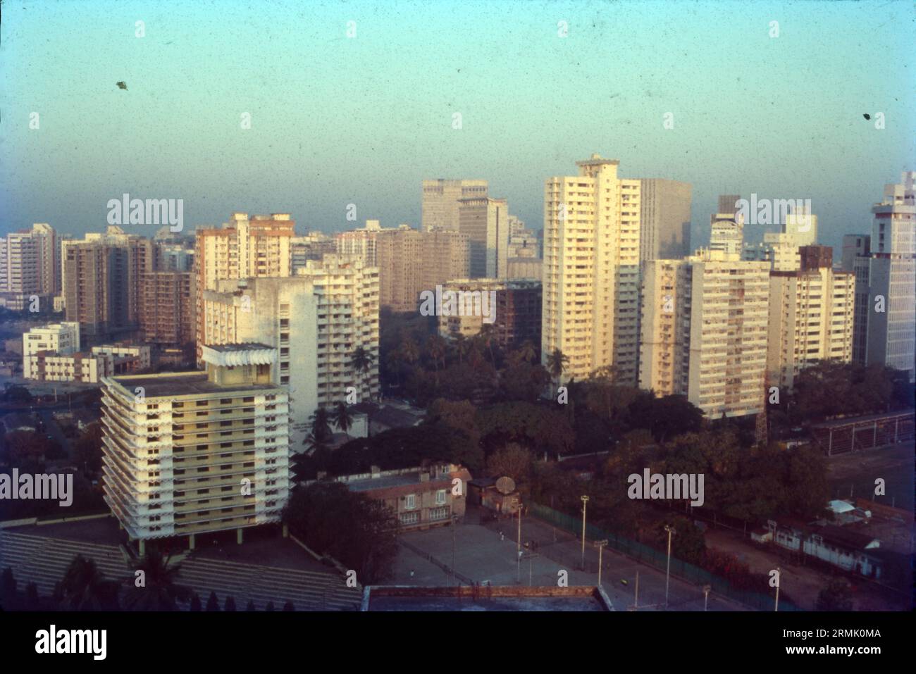 Sky Line of Bombay City, View of Cuffe Parade From Sea Side, Mumbai ...