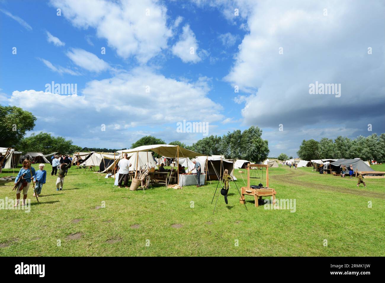 The Trelleborgs Viking Festival in Slagelse, Zealand, Denmark Stock ...