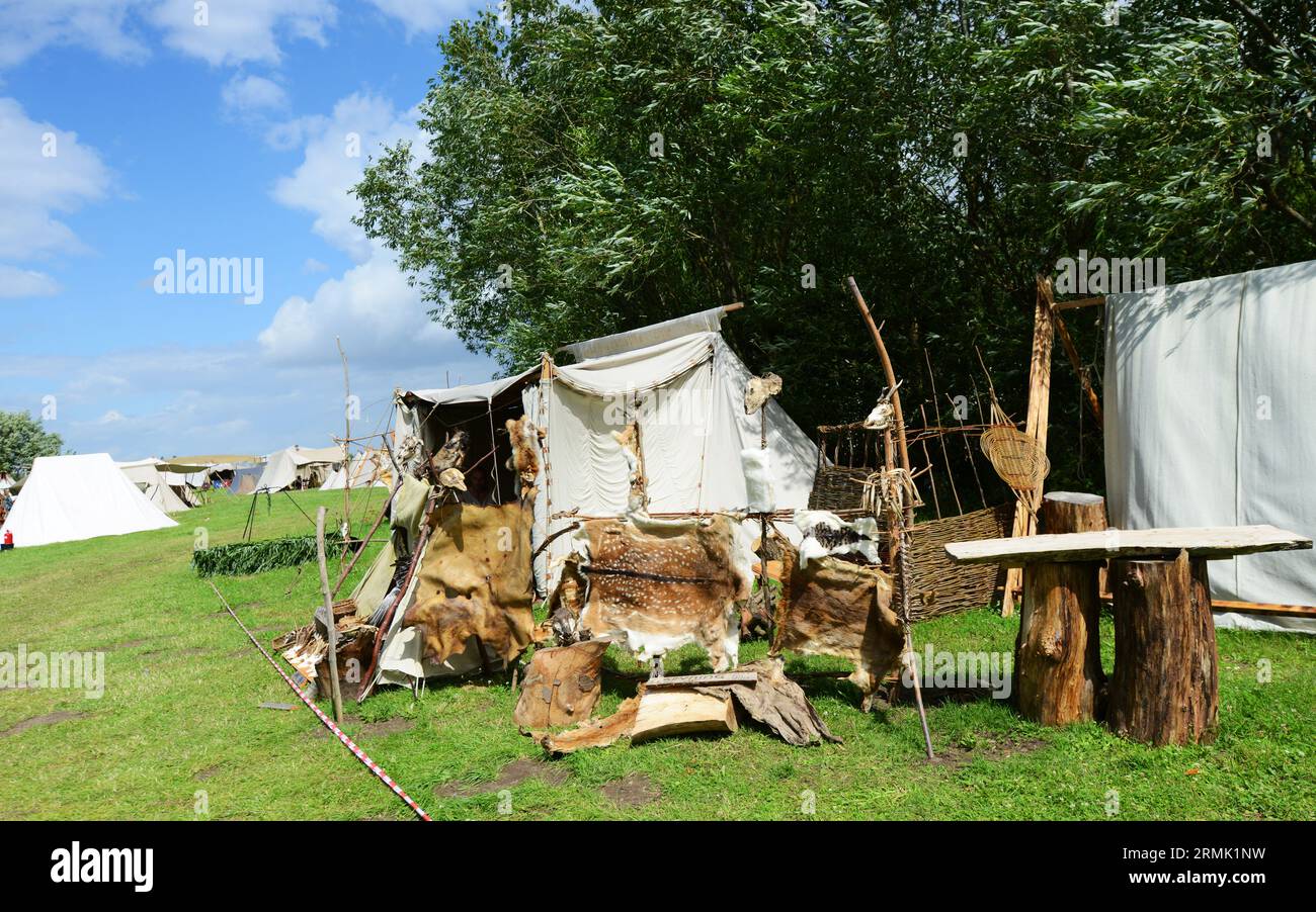The Trelleborgs Viking Festival in Slagelse, Zealand, Denmark Stock ...