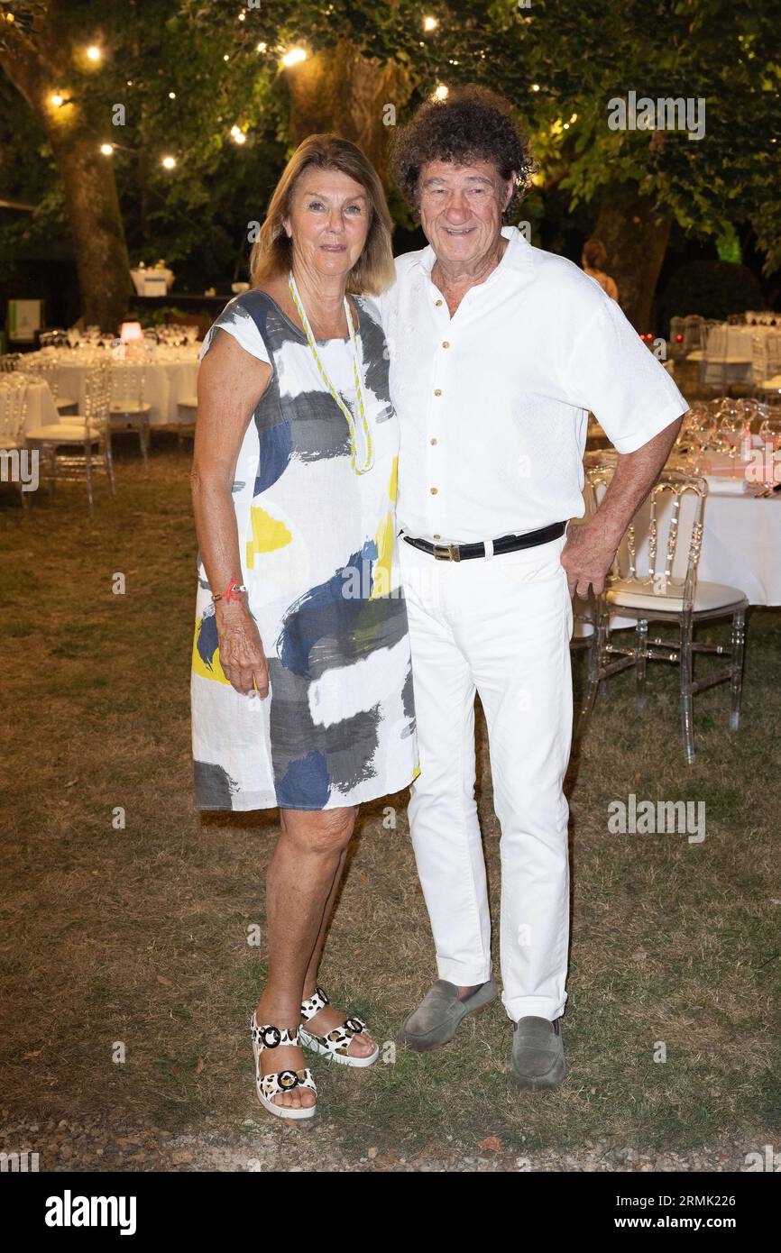 Robert Charlebois and his wife Laurence attend the 16th Angouleme ...