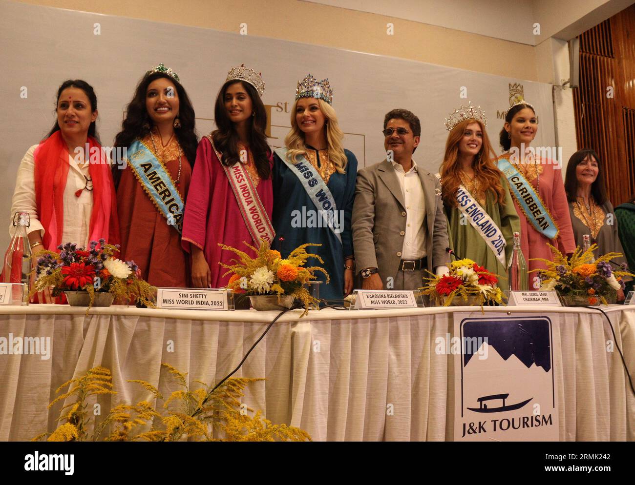 August 28, 2023, Srinagar Kashmir, India : (R-L) Rouble Nagi Art ...