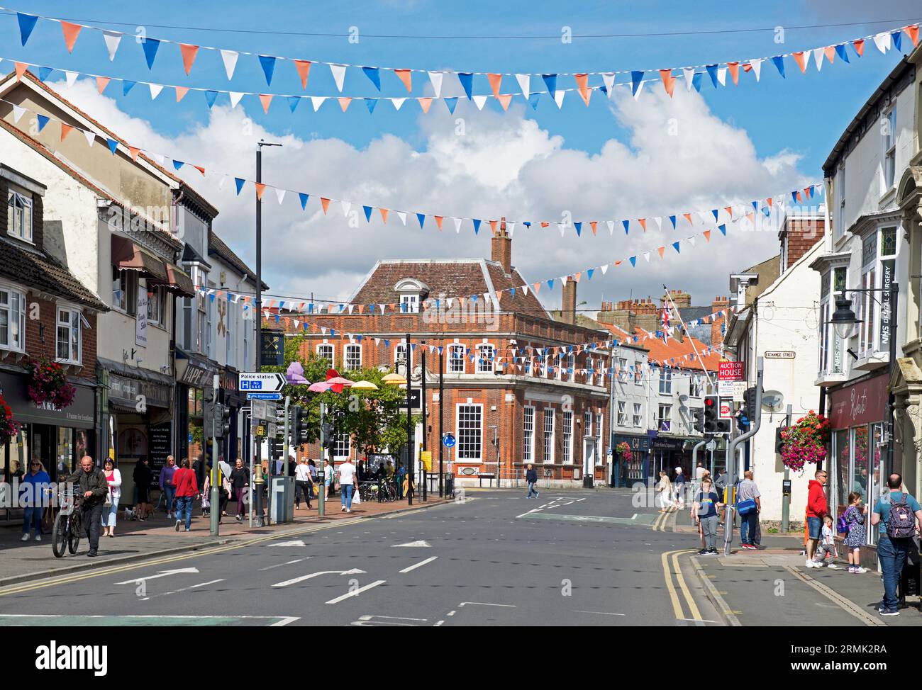 The High Street in Driffield,East Yorkshire, England UK Stock Photo - Alamy