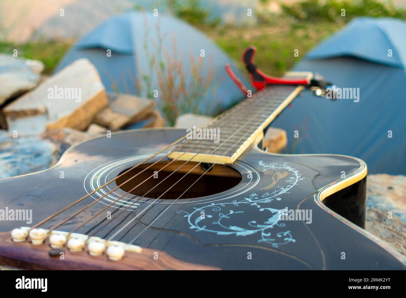 Uttarakhand campsite: Dome tents, acoustic guitar amidst nature's ...